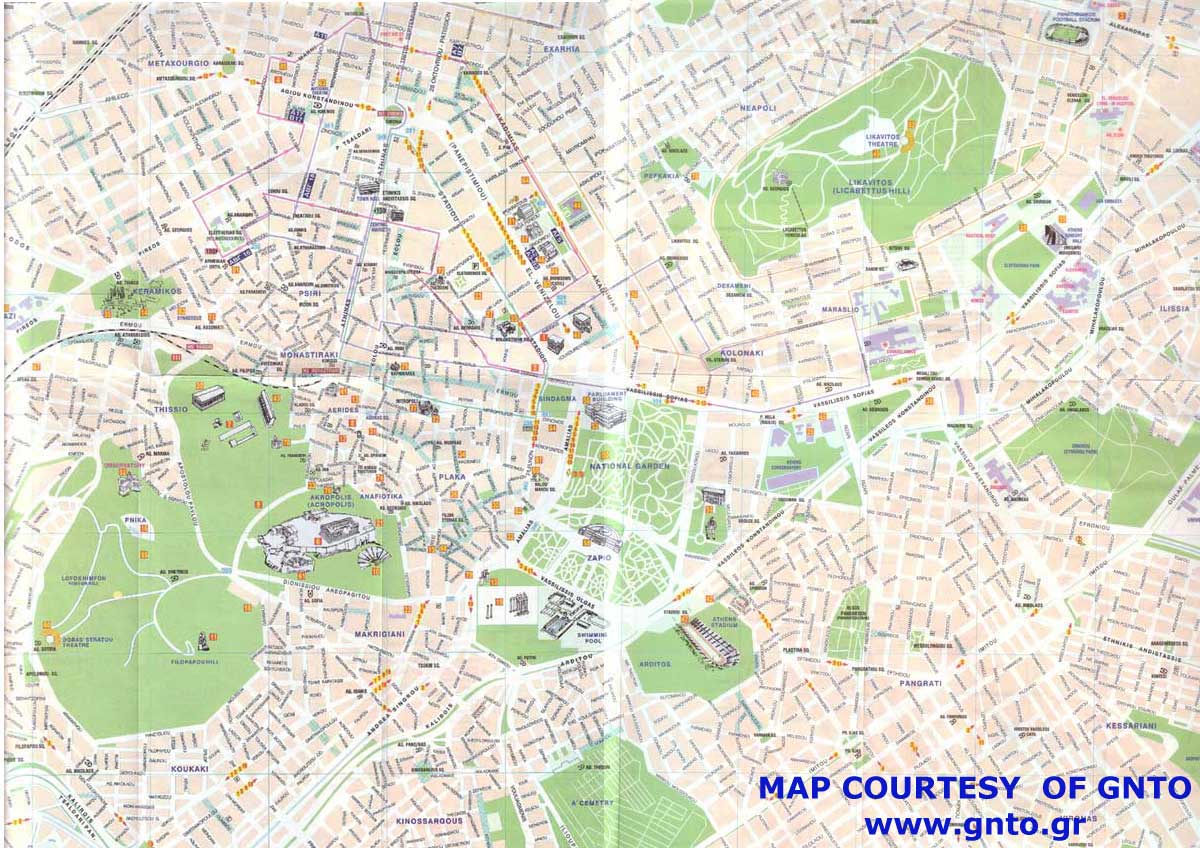 Where is Athens? Map of Athens Greece