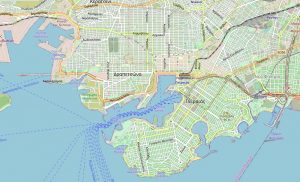 Map of Piraeus