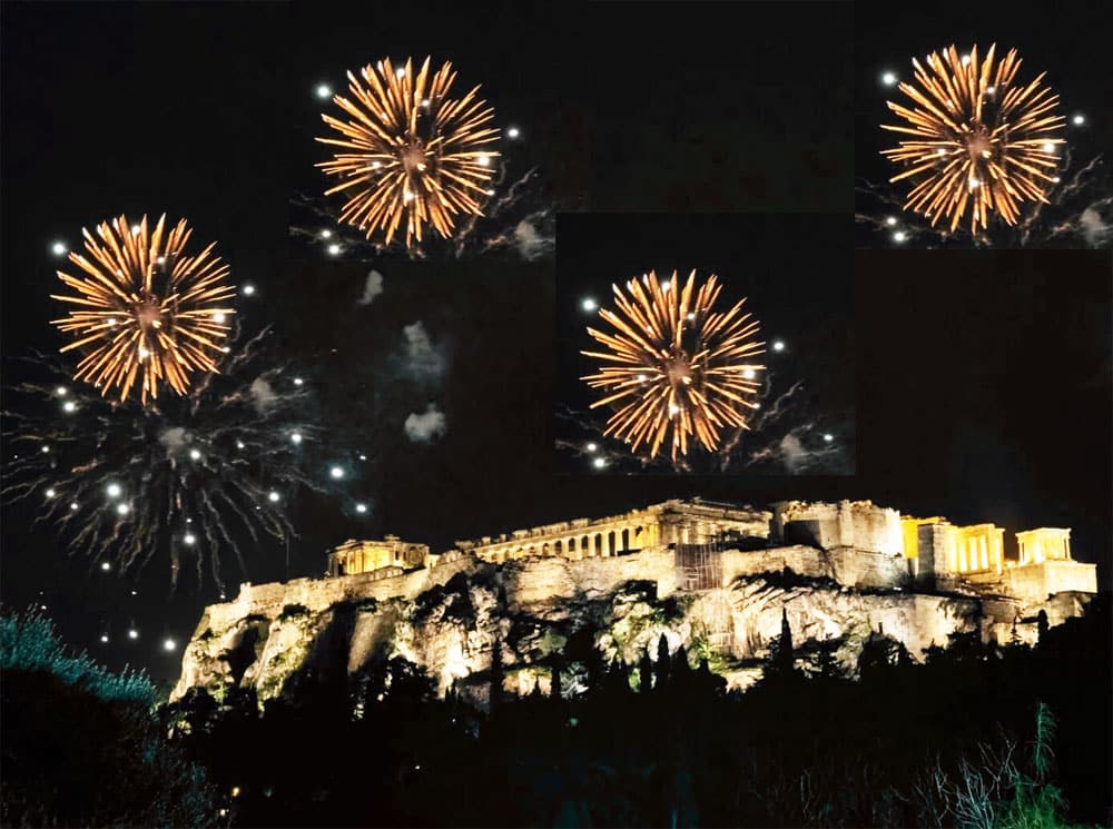 Christmas in Athens Greece 2023